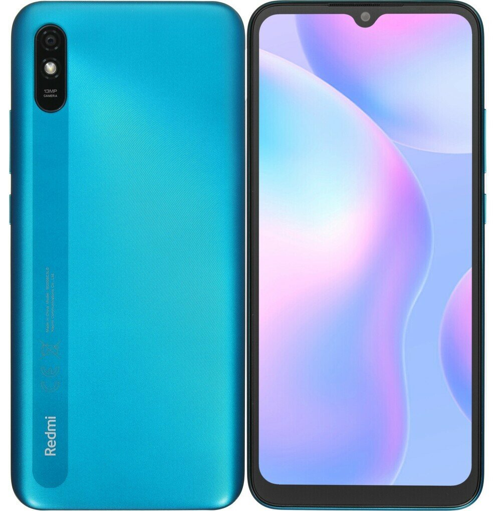 6.53" Смартфон Xiaomi Redmi 9A 32 ГБ (Redmi 9A) голубой