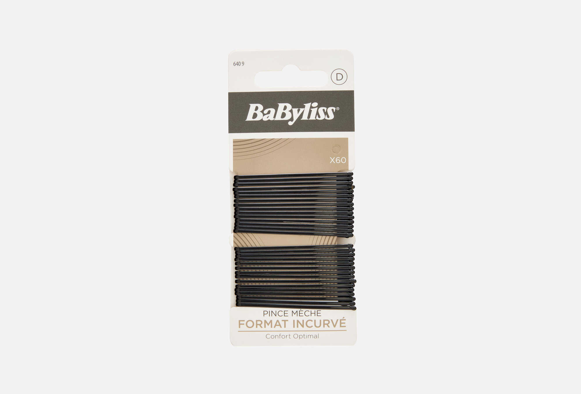Невидимки для волос BABYLISS ACCESSORIES black profile