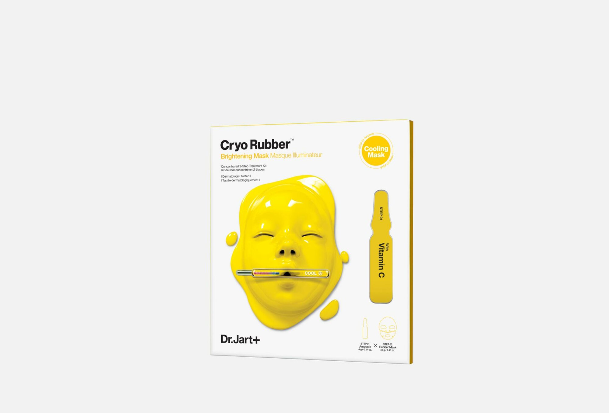 Выравнивающая альгинатная криомаска с витамином С DR. JART+ Cryo Rubber Brightning Mask