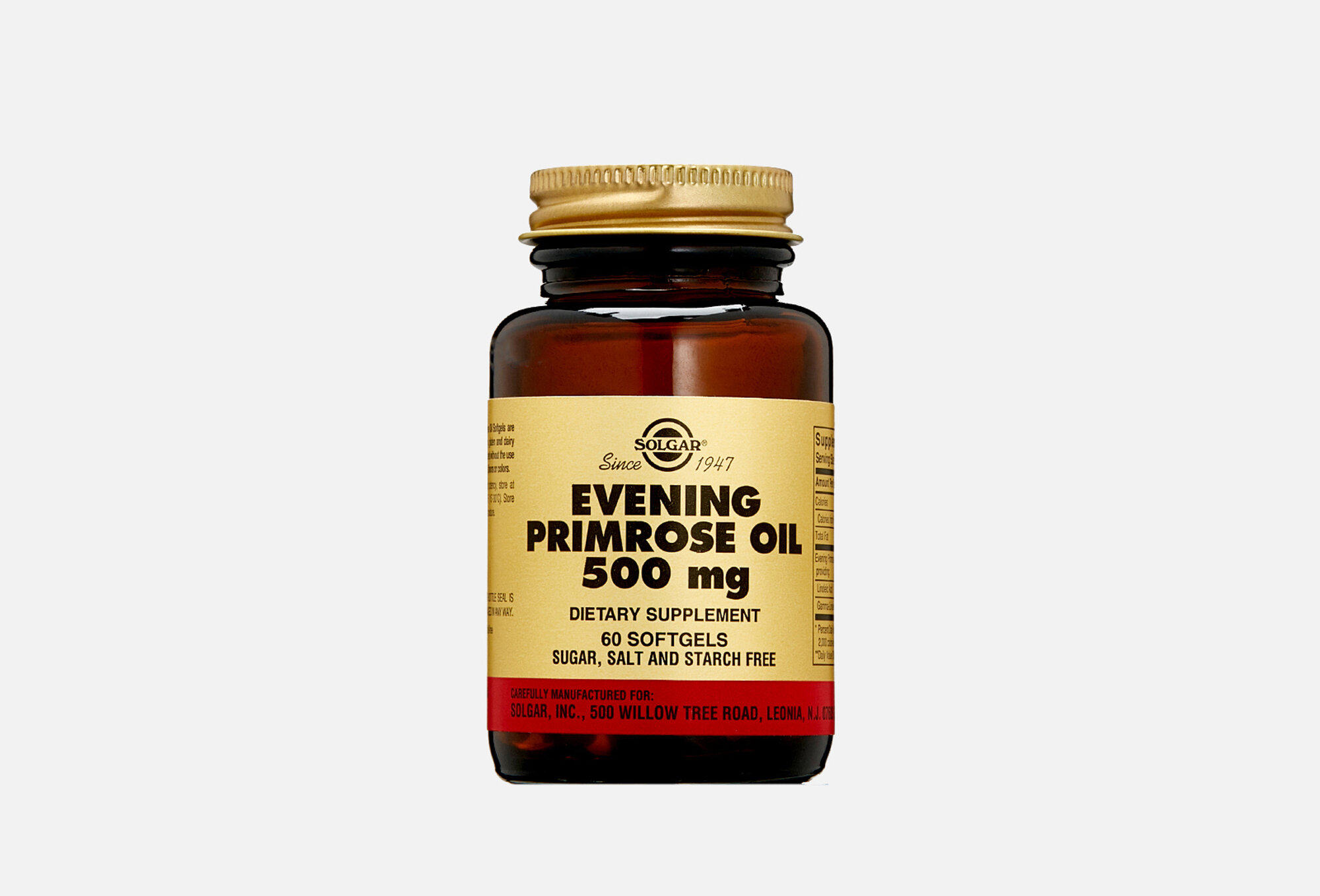 Масло примулы вечерней SOLGAR Evening Primrose Oil 500 мг в капсулах