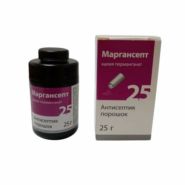 Порошок антисептик Маргансепт банка с дозатором 25г