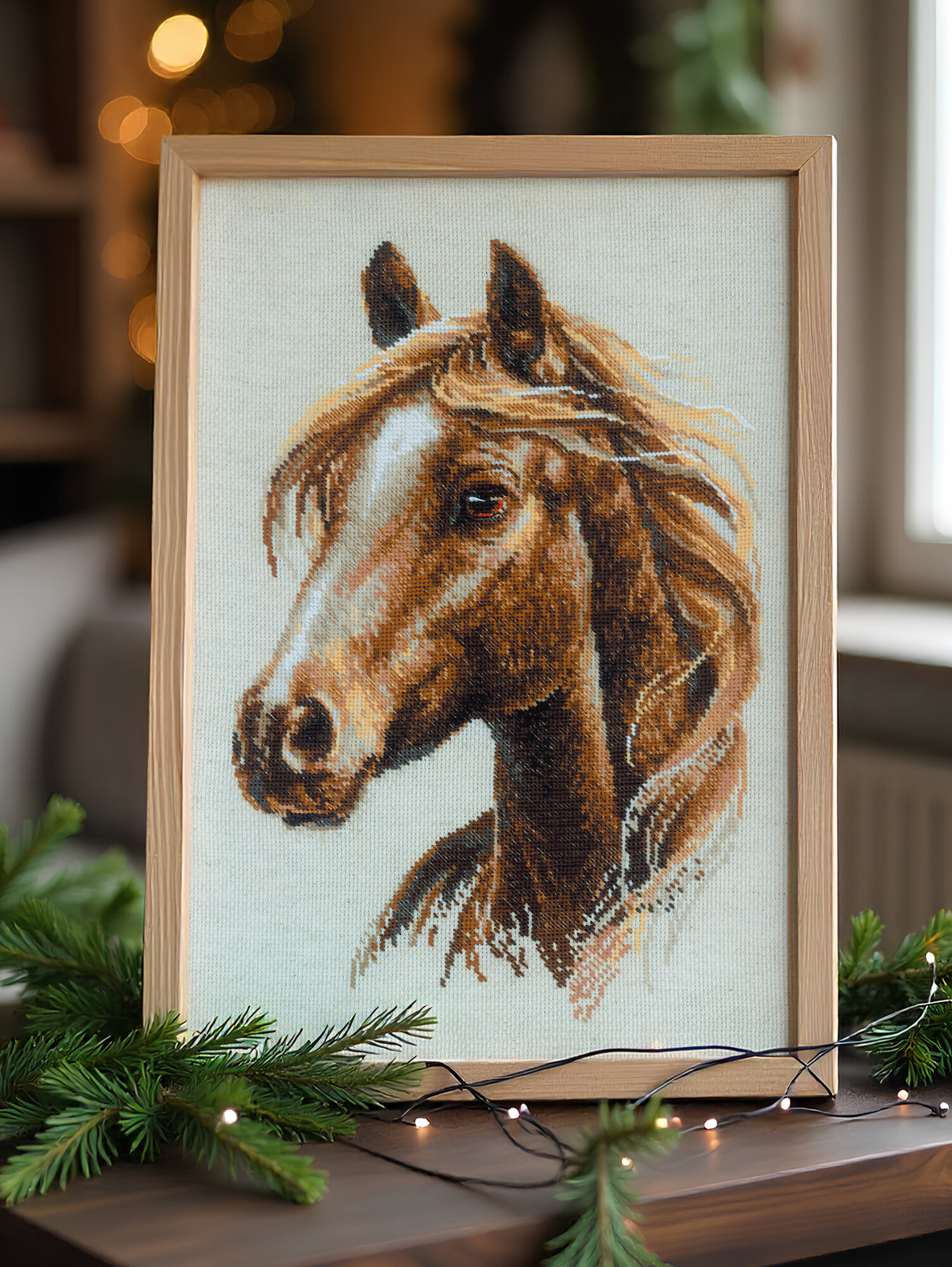 Набор для вышивания крестом Риолис, вышивка крестиком Гордый нрав, 30*40см, 2293