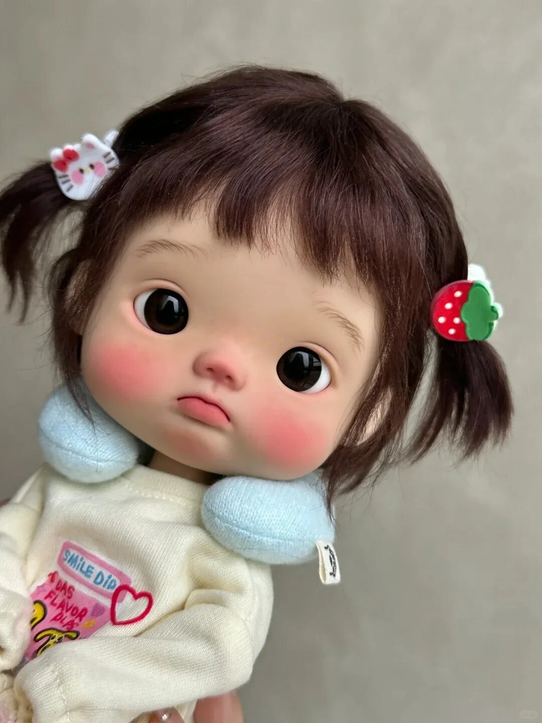 SD BJD Q-baby 1/6-dianmei полимерная кукла Normal skin, only head no body