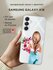 Чехол на Samsung Galaxy A16 / Самсунг А16 с принтом "Букет для девушки", прозрач...