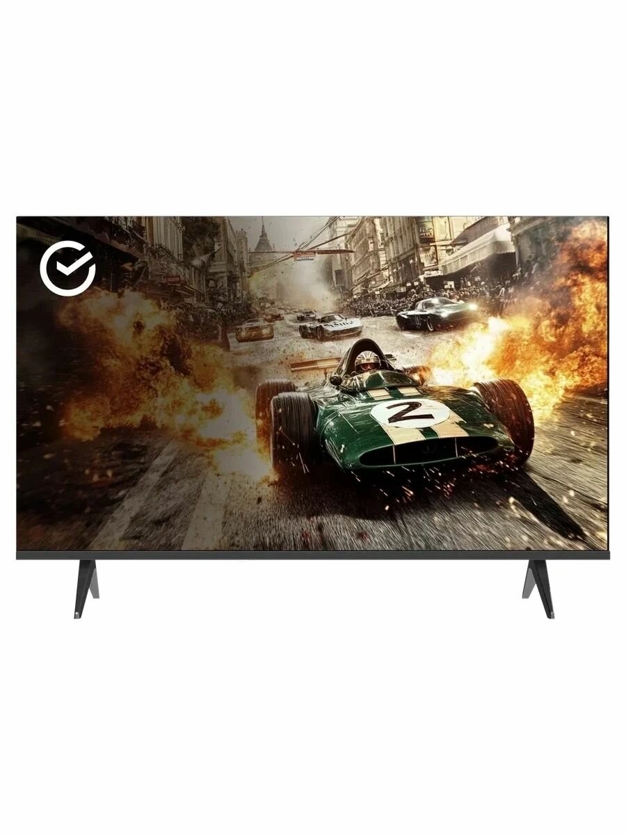 Телевизор Sber SDX-43F3111 43" LED, FULL HD, черный, смарт ТВ, Салют ТВ