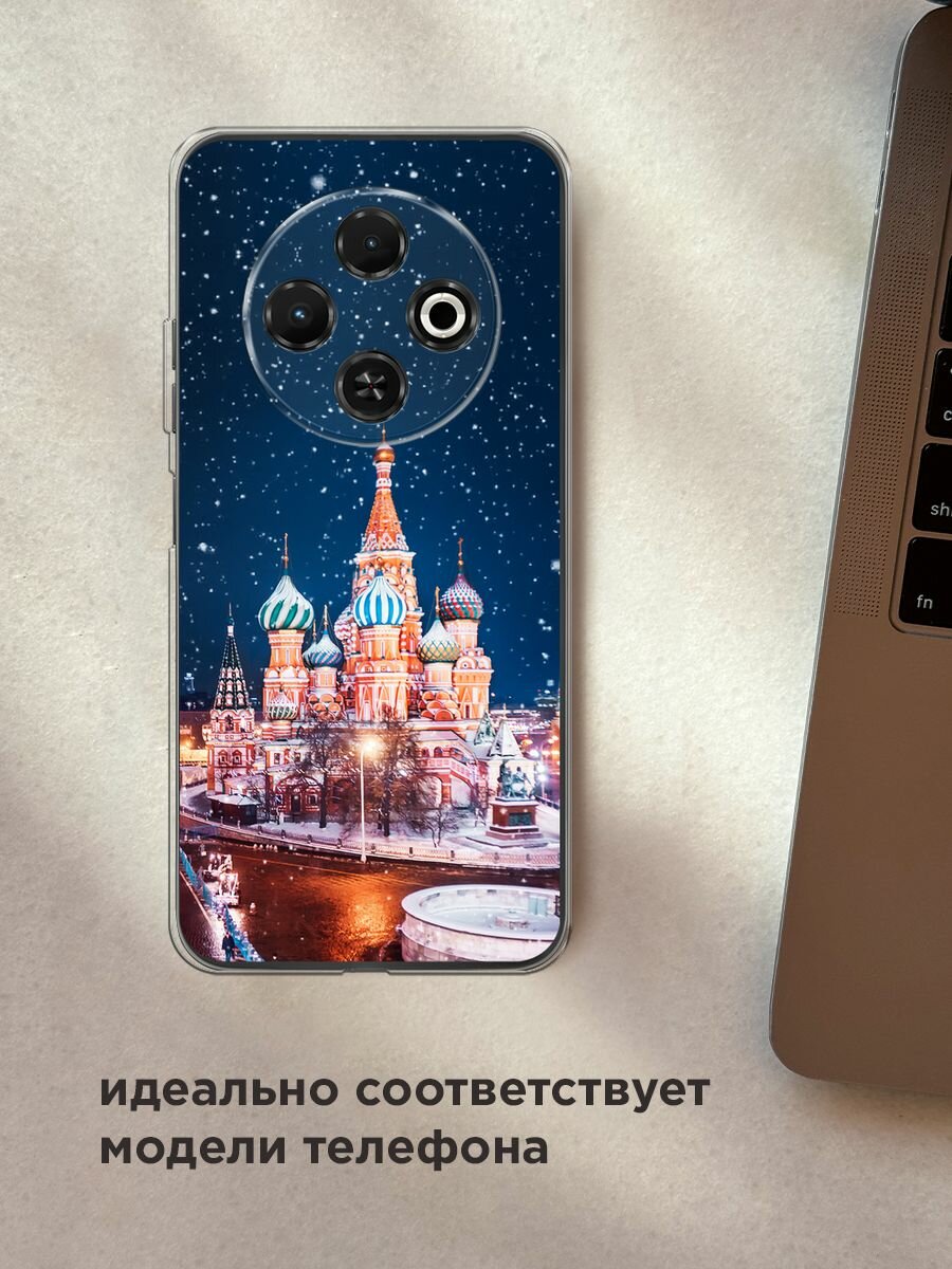 Чехол на Tecno Spark 30C / Текно Спарк 30C с принтом "Москва 1" — фото 1