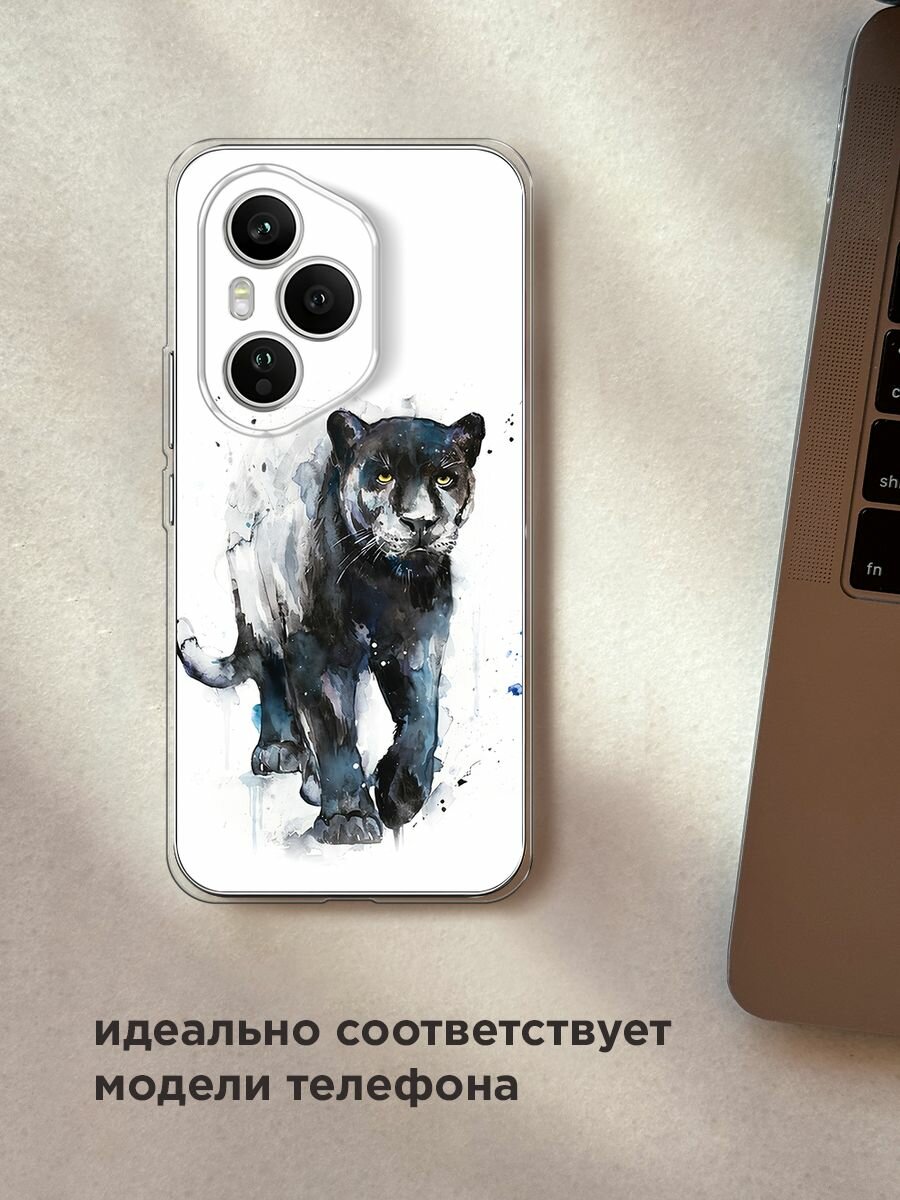 Чехол на Honor 400 Pro / Хонор 400 Про с принтом "Пантера арт 3" — фото 1