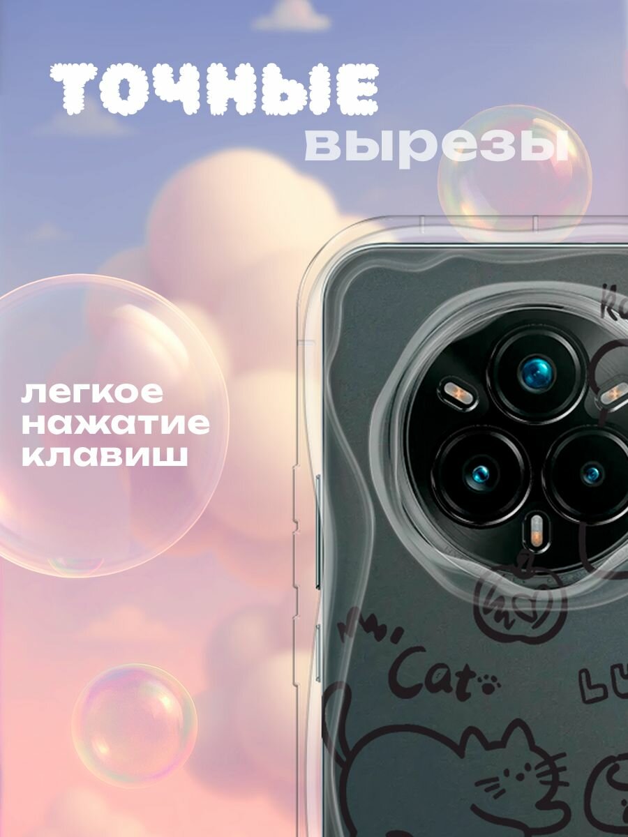 Чехол на Realme 14 Pro / Реалми 14 Про с принтом "Lucky animals" — фото 1