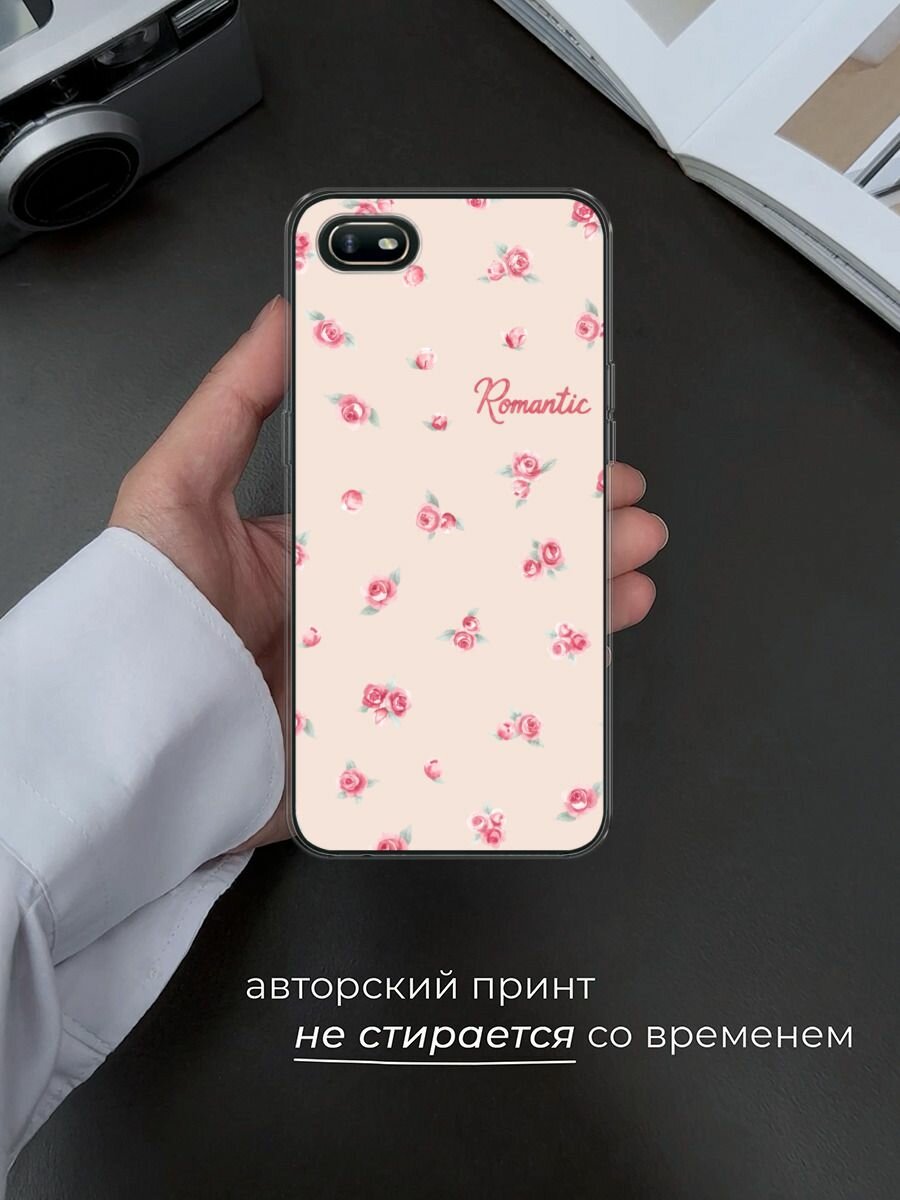 Силиконовый чехол на Oppo A1k / Оппо А1к с принтом "Romantic" — фото 1