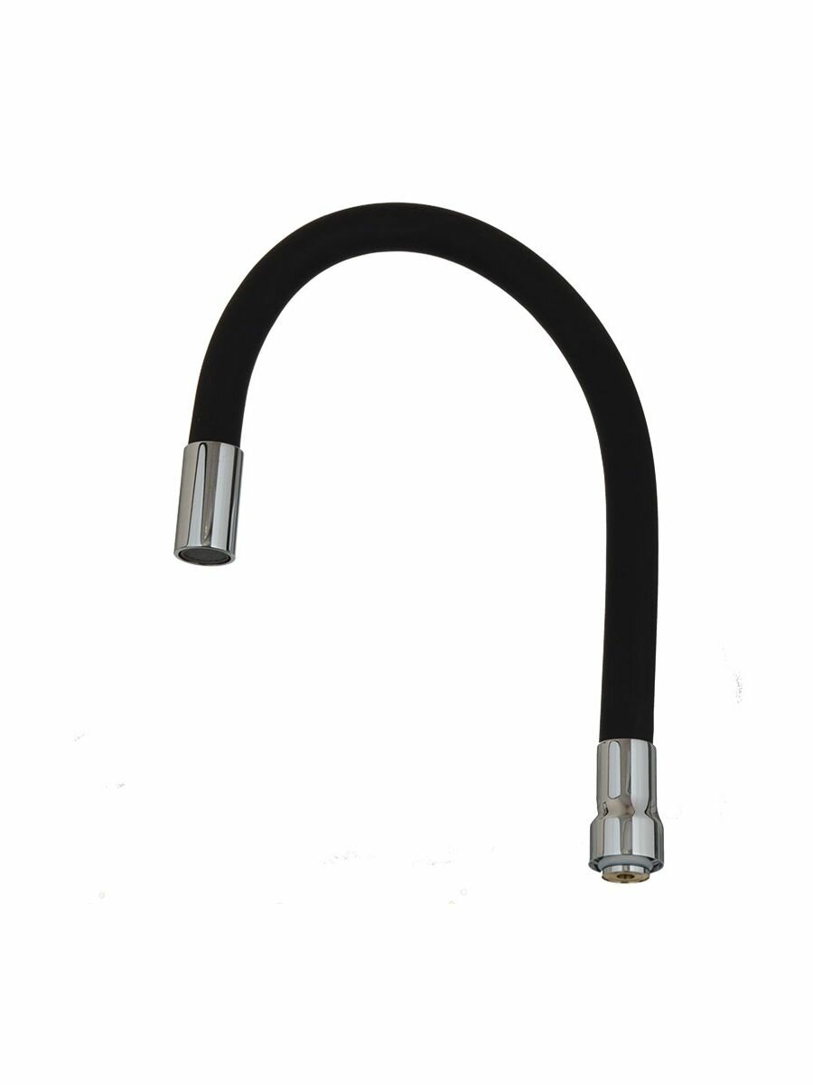 Melodia Della Vita Излив гибкий LUXE черный 49см MELODIA MKP20915