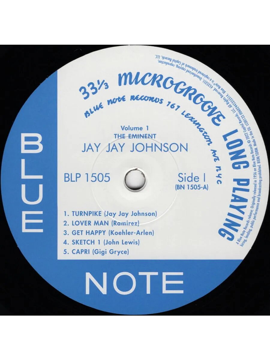 Jay Jay Johnson - The Eminent Jay Jay Johnson Volume 1 — фото 1