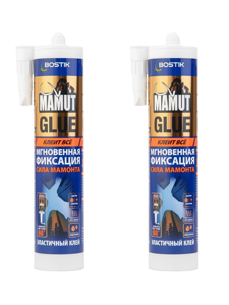 Клей монтажный гибридный Mamut Glue белый 280 мл (2 шт.)