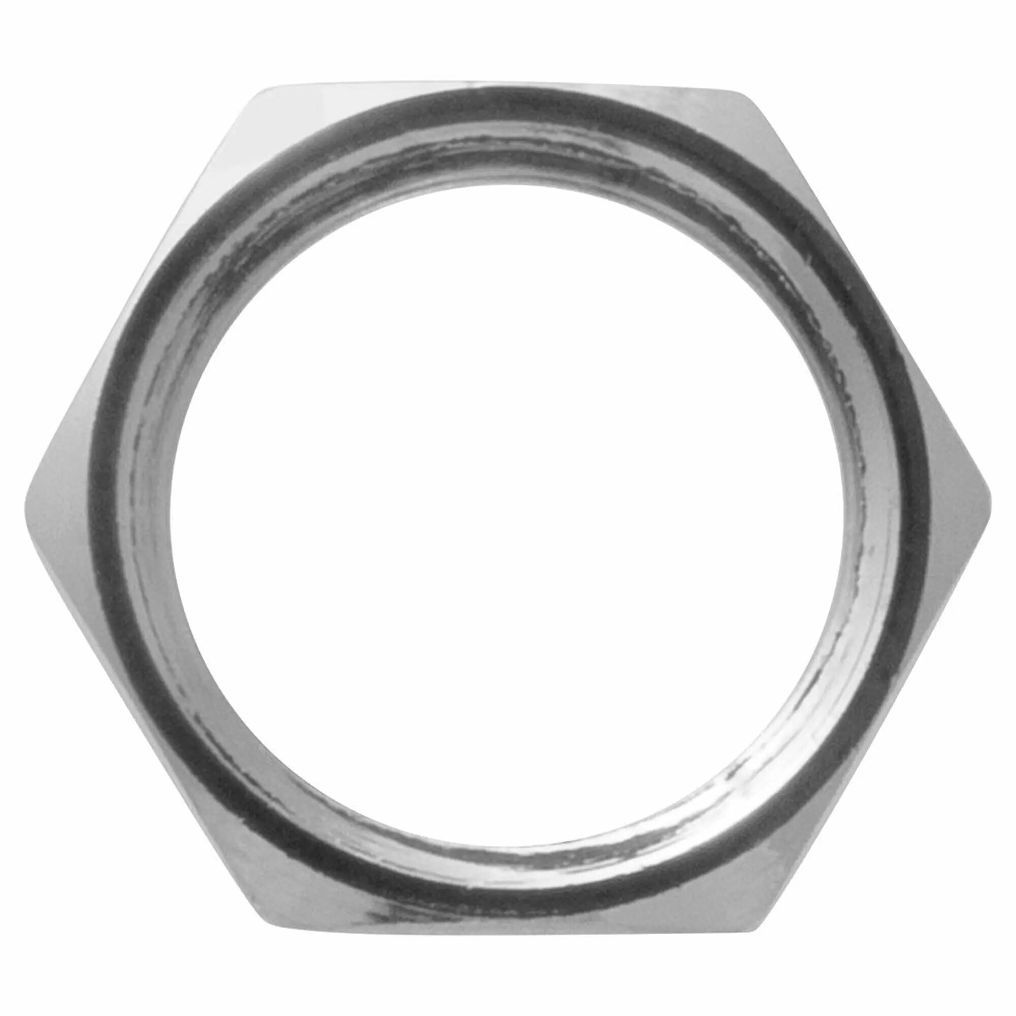 MPF Контргайка 1/2" ВР латунь для трубопроводной системы с уплотнительным кольцом