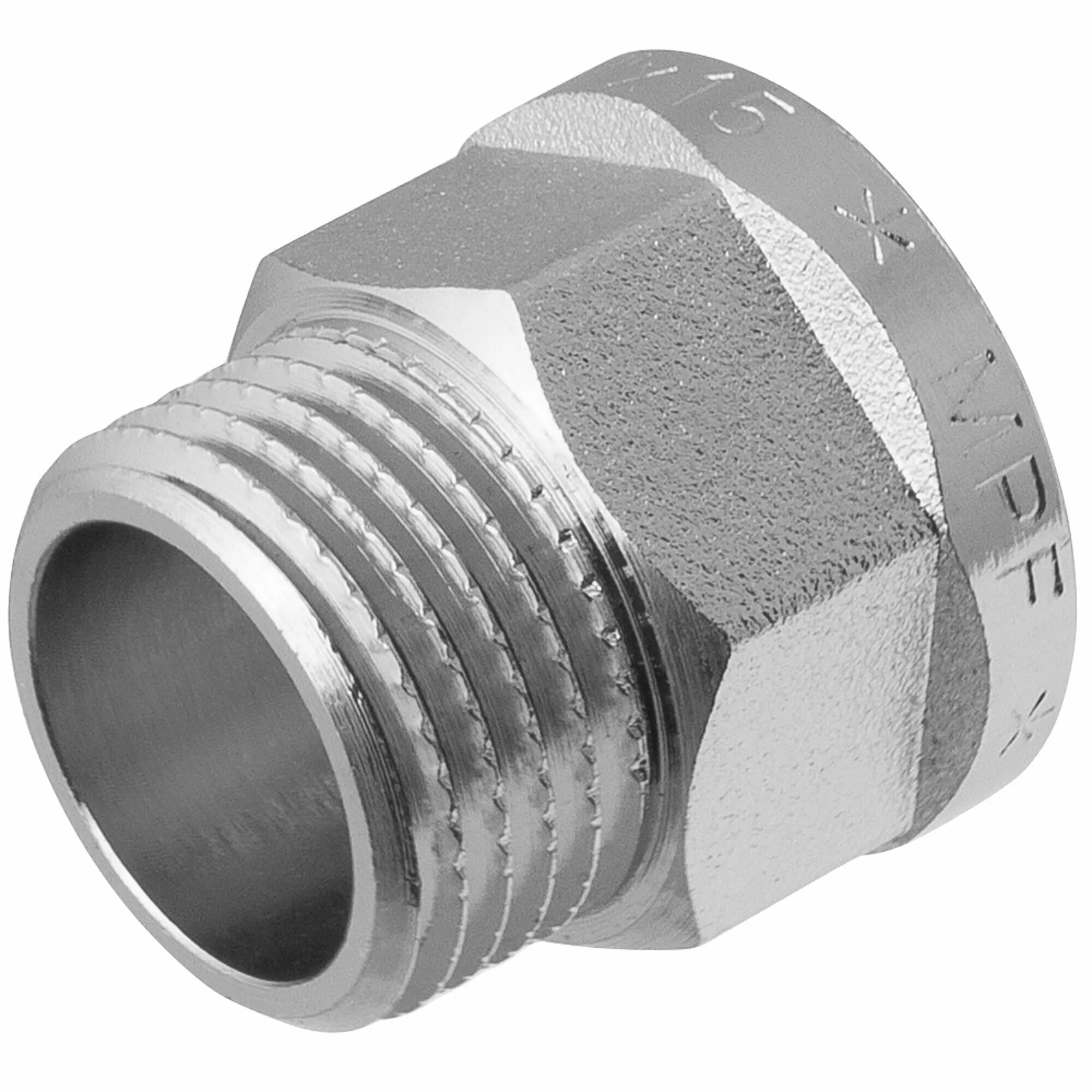 MPF Удлинитель шестигранный 1/2x15 мм латунь ВР-НР для точной сборки резьбовых соединений