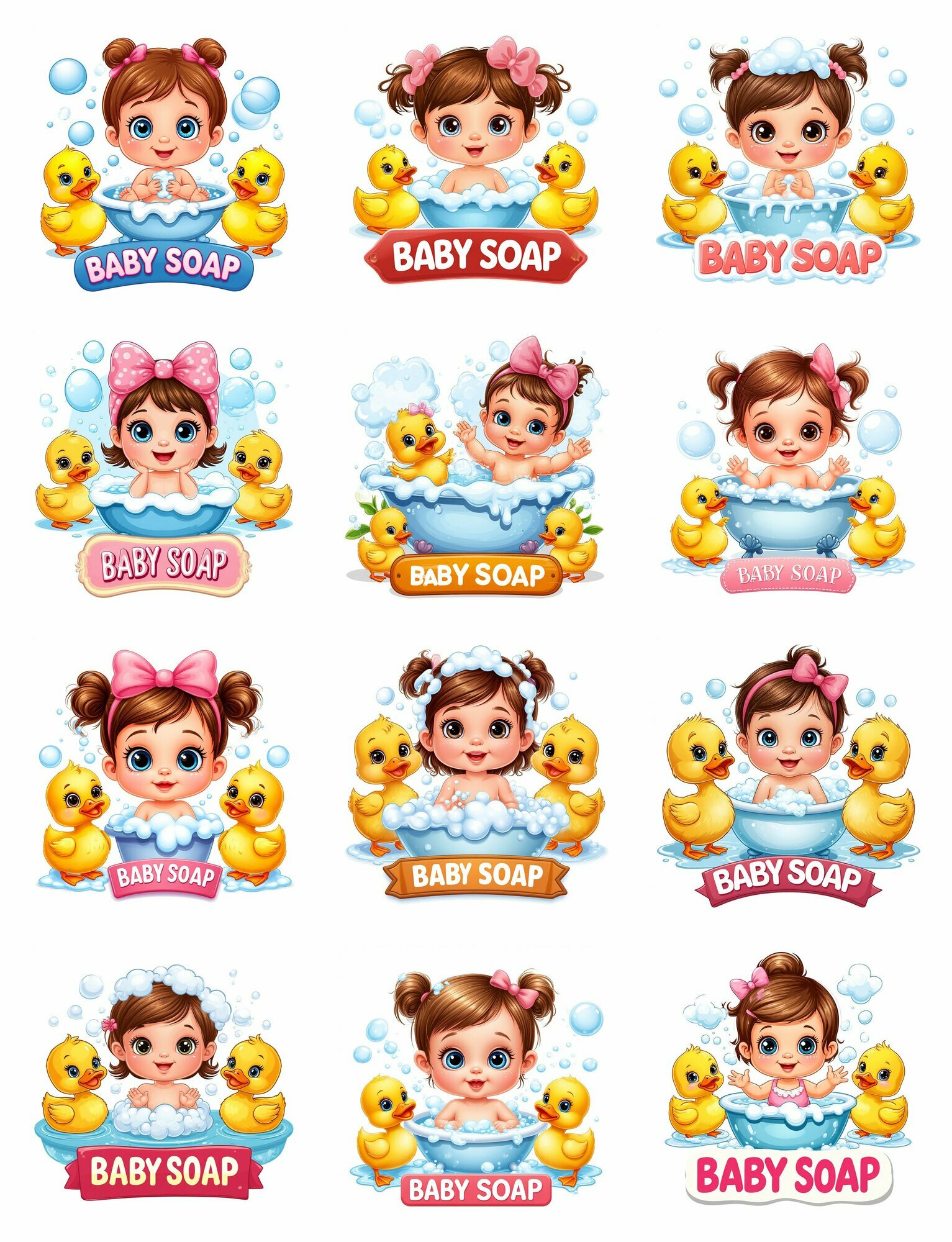 Водорастворимая картинка для мыла А4