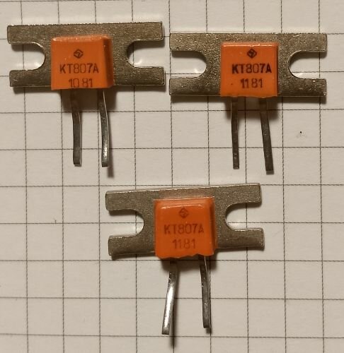 Кт807а транзистор 3шт