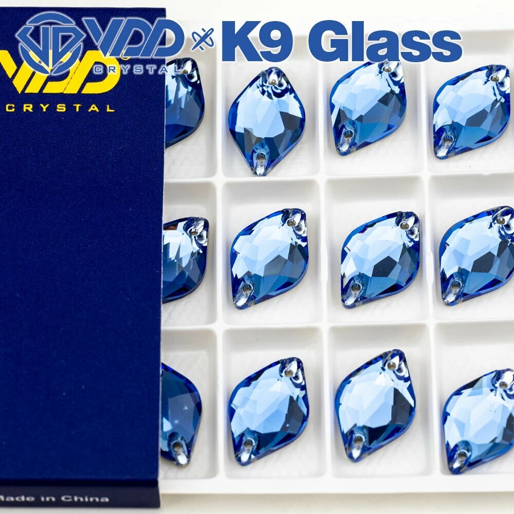 Стразы VDD K9 Glass Royal Blue, 12 шт