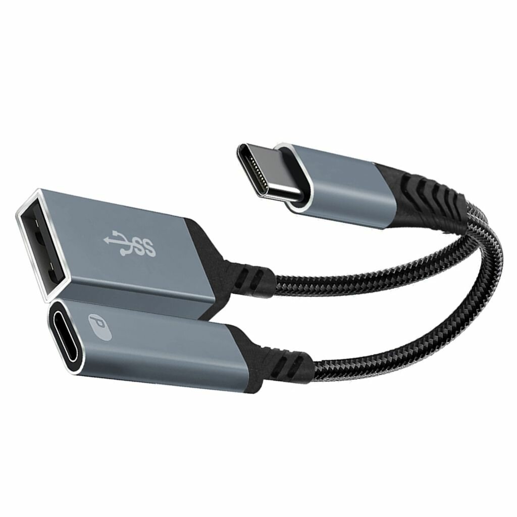 Кабель-переходник, TypeC на usb2.0 + PD60W быстрое зарядное соединение