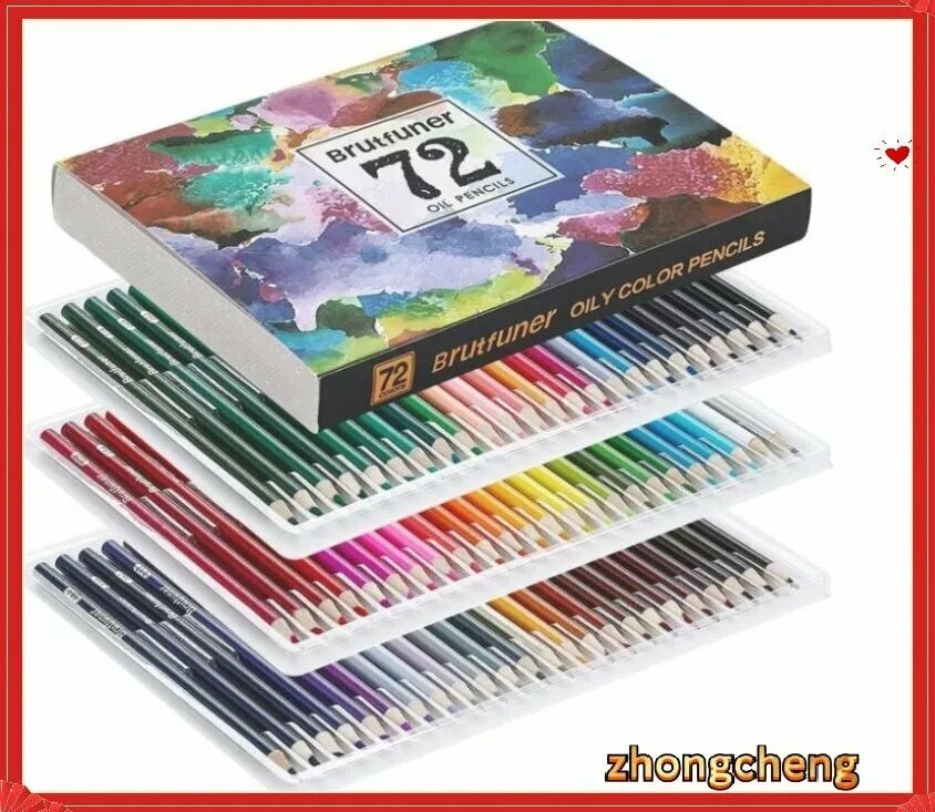 Набор карандашей, вид карандаша: Масляный, 72 шт.