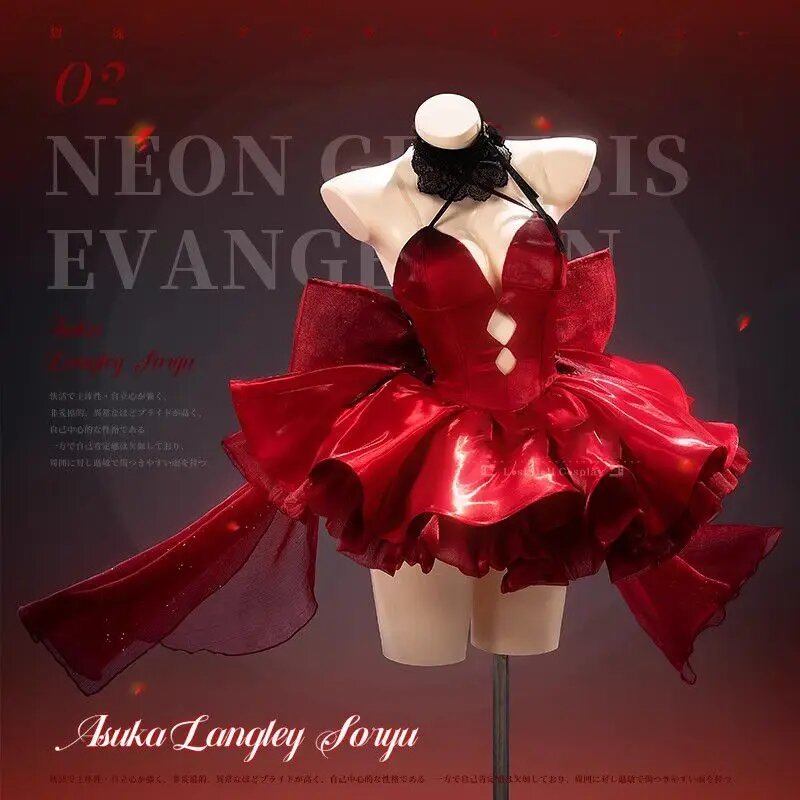 Ева Аска Лэнгли Сорю косплей платье L
