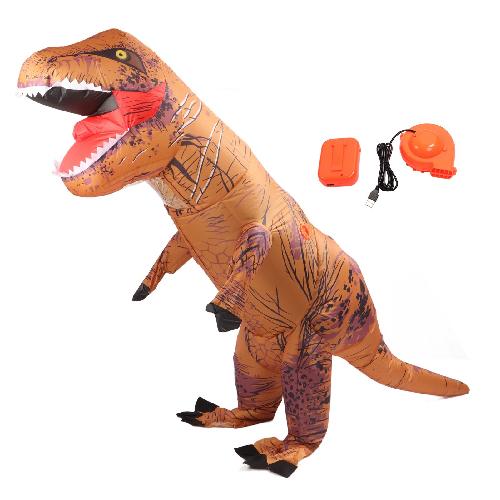 Надувной костюм динозавра. Инновационный, модный, забавный надувной костюм динозавра на Хэллоуин для взрослых.