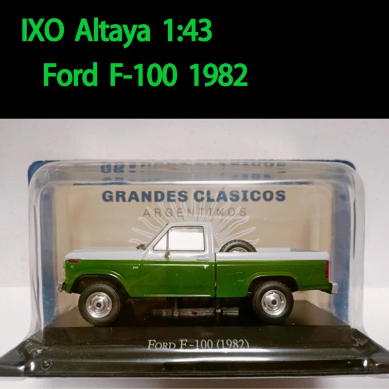 WELLY IXO Altaya 1:43 Ford F-100 ретро пикап металлическая модель Изумрудный, B-1982