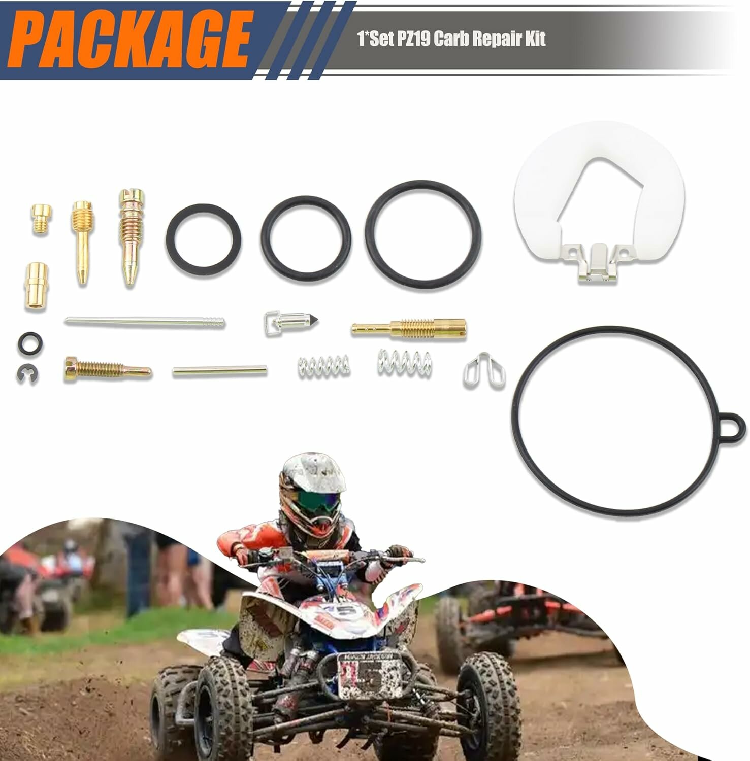 Ремкомплект для карбюратора PZ19 для питбайка /мотоцикла