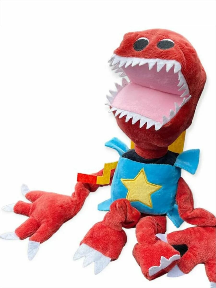 Мягкая игрушка радужные друзья из игры роблокс / Rainbow Friends Roblox Red 30 см / Красный Рэд