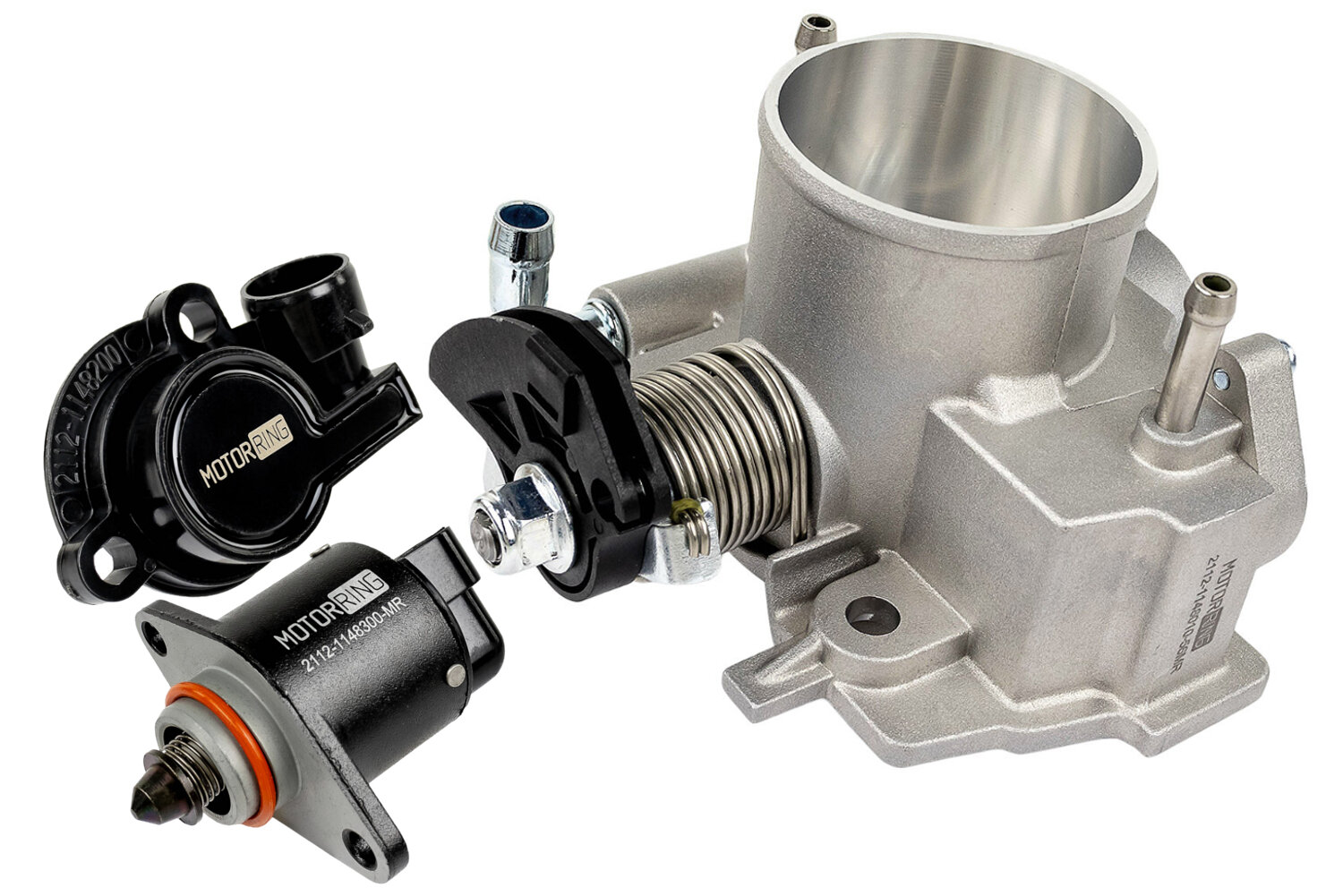 Стандартная дроссельная заслонка MR 56 мм с датчиками для ВАЗ 2101-2107, 2108-21099, 2110-2112, 2113-2115, Лада Приора, Калина, Гранта