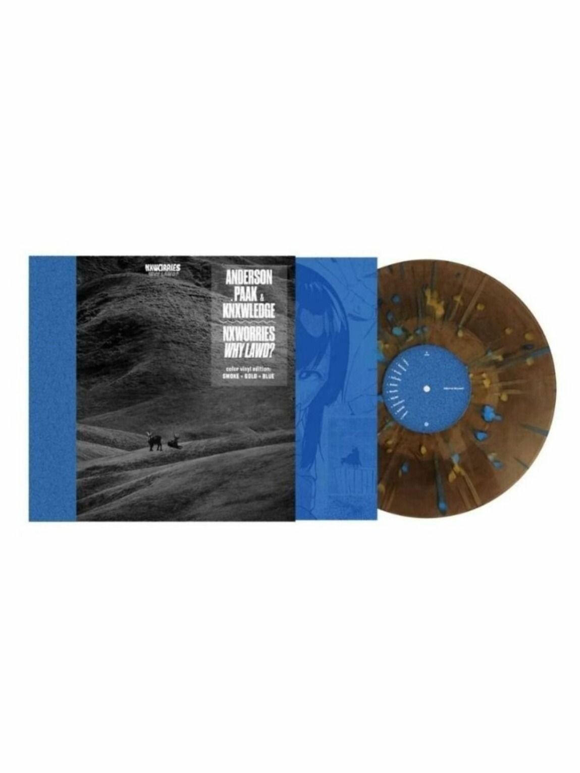 Виниловая Пластинка NxWorries - Why Lawd? Vinyl, LP, Album, Gold/Blue Splatter,