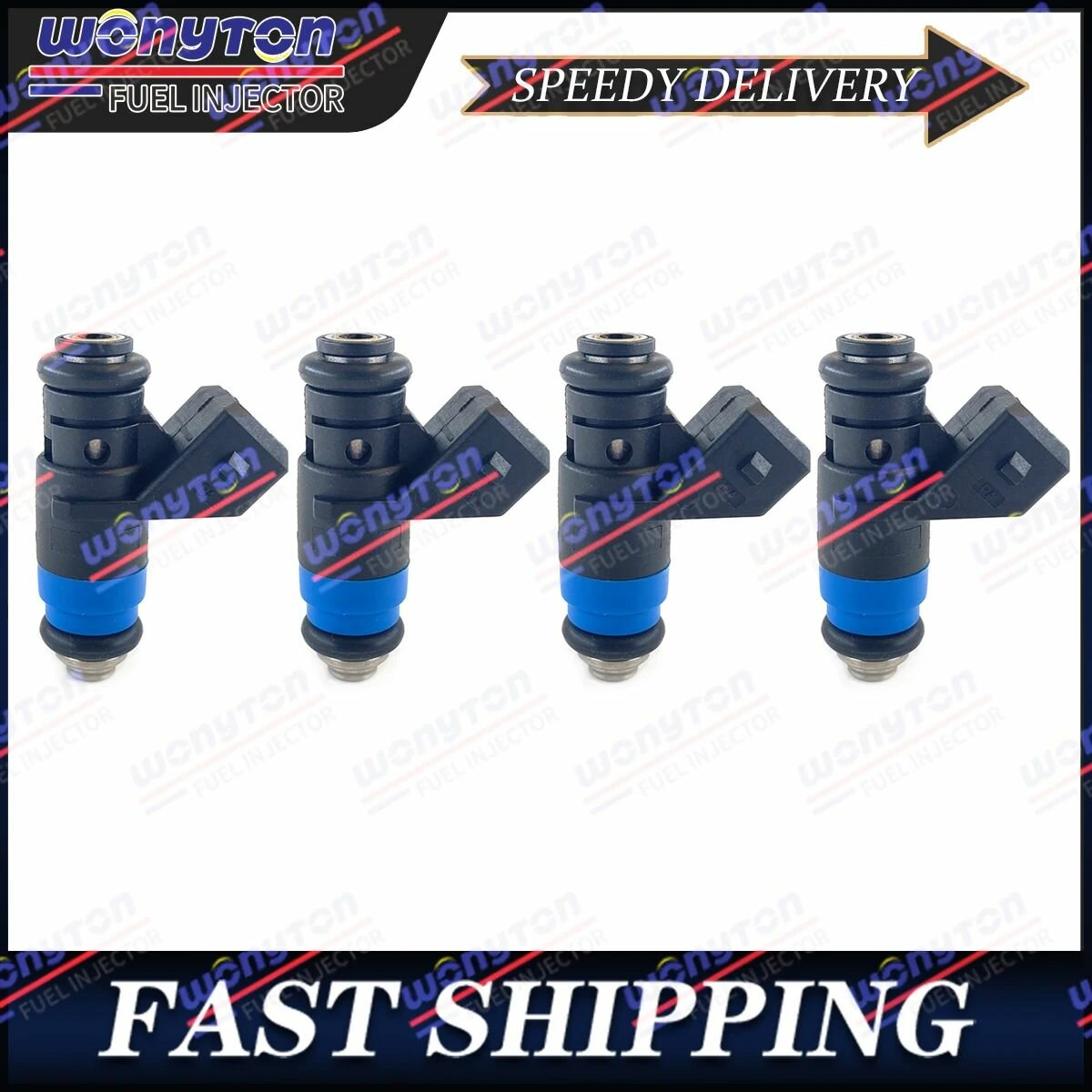 Топливные форсунки для Siemens Deka 630CC 60lb FI114962 107-962, 4 шт.