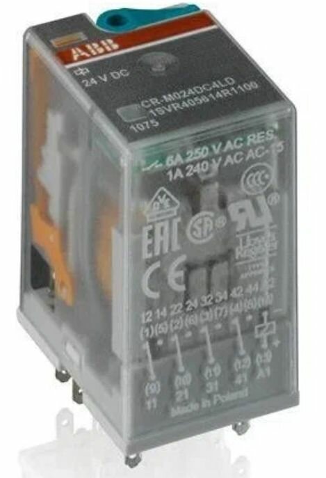 Втычные интерфейсные реле ABB CR-M230AC4L