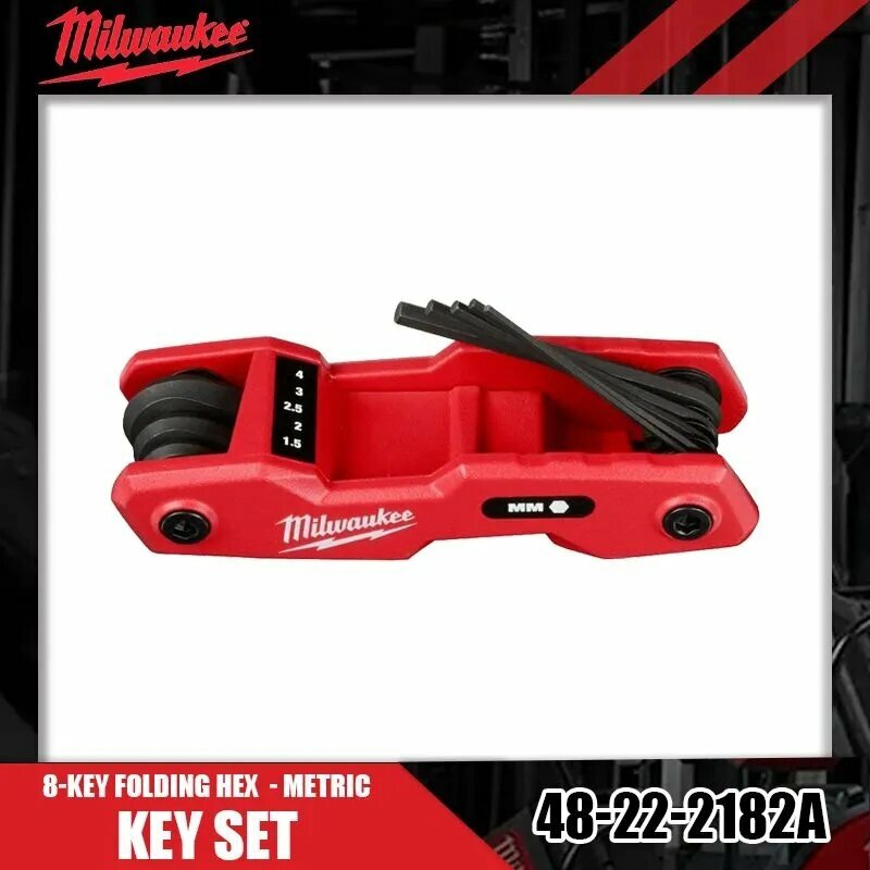 Milwaukee 48-22-2182A Набор складных шестигранных ключей на 8 ключей - метрические