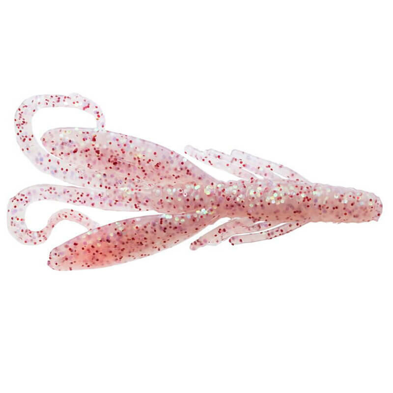 Силиконовая приманка Berkley Gulp! SW Hawg 3' 7CT #Clear Red Hologram Fleck