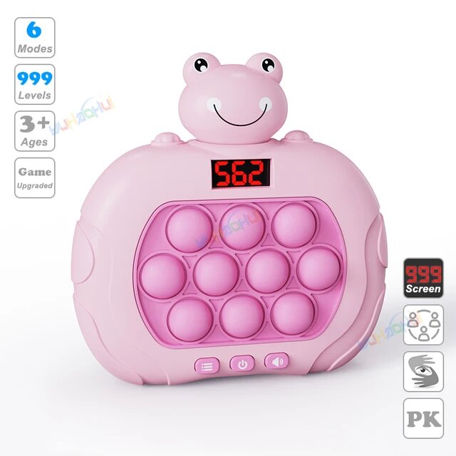 Усовершенствованная электронная игрушка для снятия стресса с помощью нажатия, игра с быстрым нажатием, игрушка для снятия стресса со сжатием, игрушка «Бей крота», сенсорная игрушка.