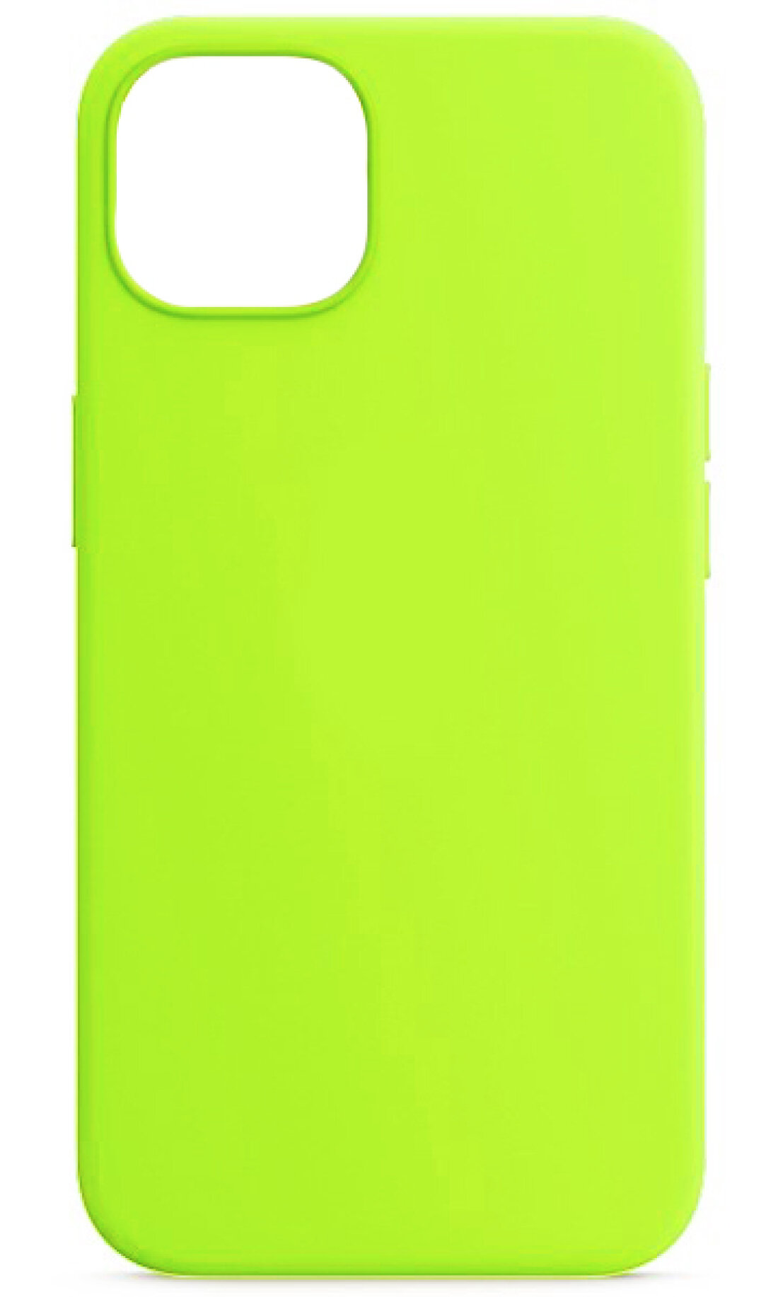 Чехол - накладка для iPhone 13 Pro, Silicon Case, без лого, салатовый