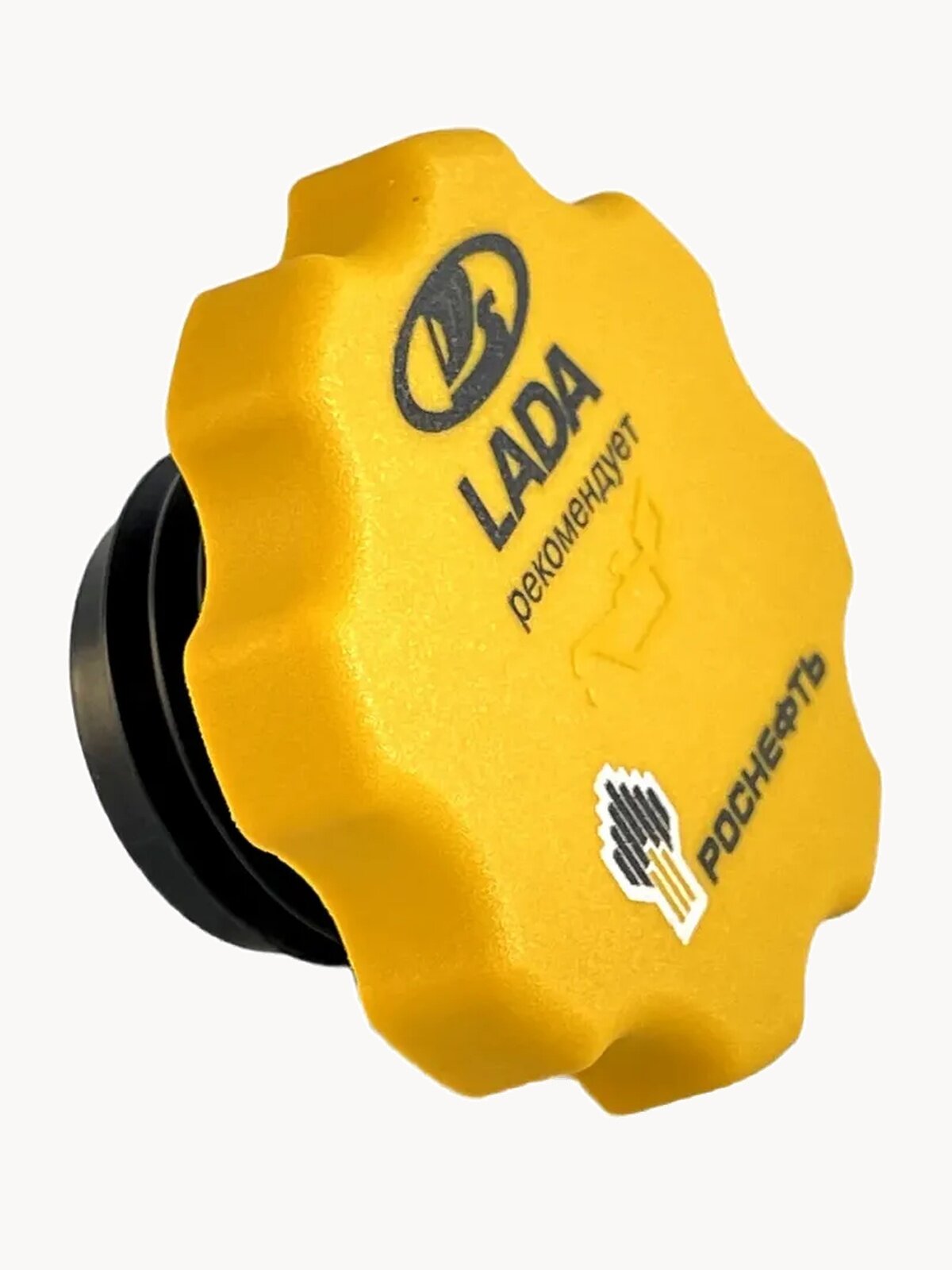 Крышка маслозаливной горловины на автомобили нового образца (инжектор) ВАЗ / Лада 2108, 2114, 2110,2112, 2170 Приора, 1118 Калина, 2190 Гранта, Гранта FL, Веста - Роснефть