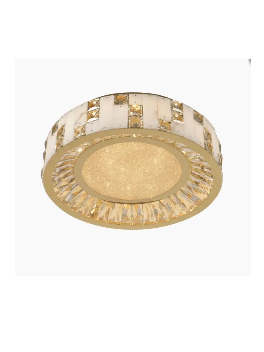 Потолочная люстра светодиодная хрусталь мрамор