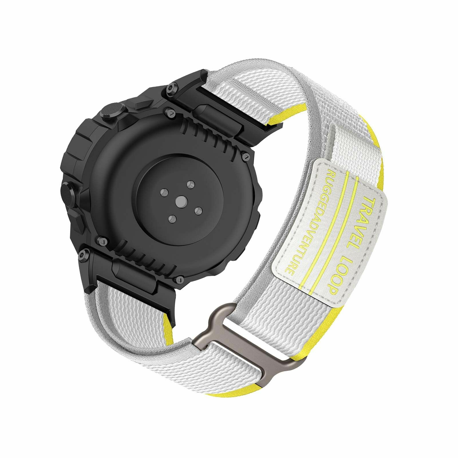 Amazfit T-Rex/T-Rex Pro Pемешок Сменный тканевый ремешок из легкого дышащего материала с удобной и надежной застежкой на липучке, регулируемым размером