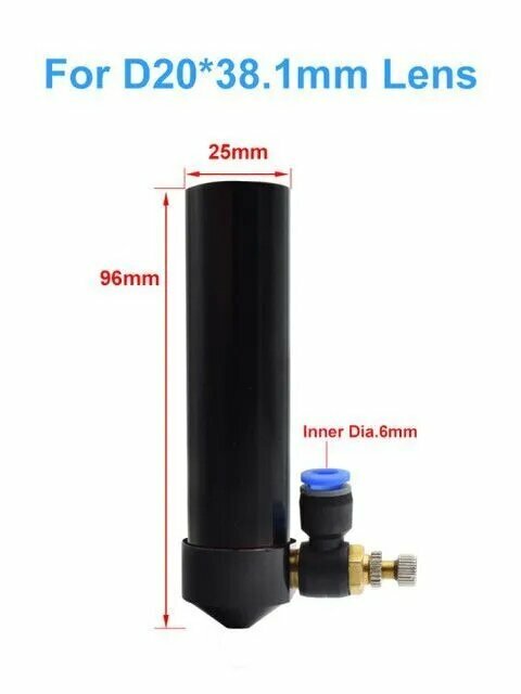 Лазерная труба для линз головы плюс насадка для лазерной резки CO2