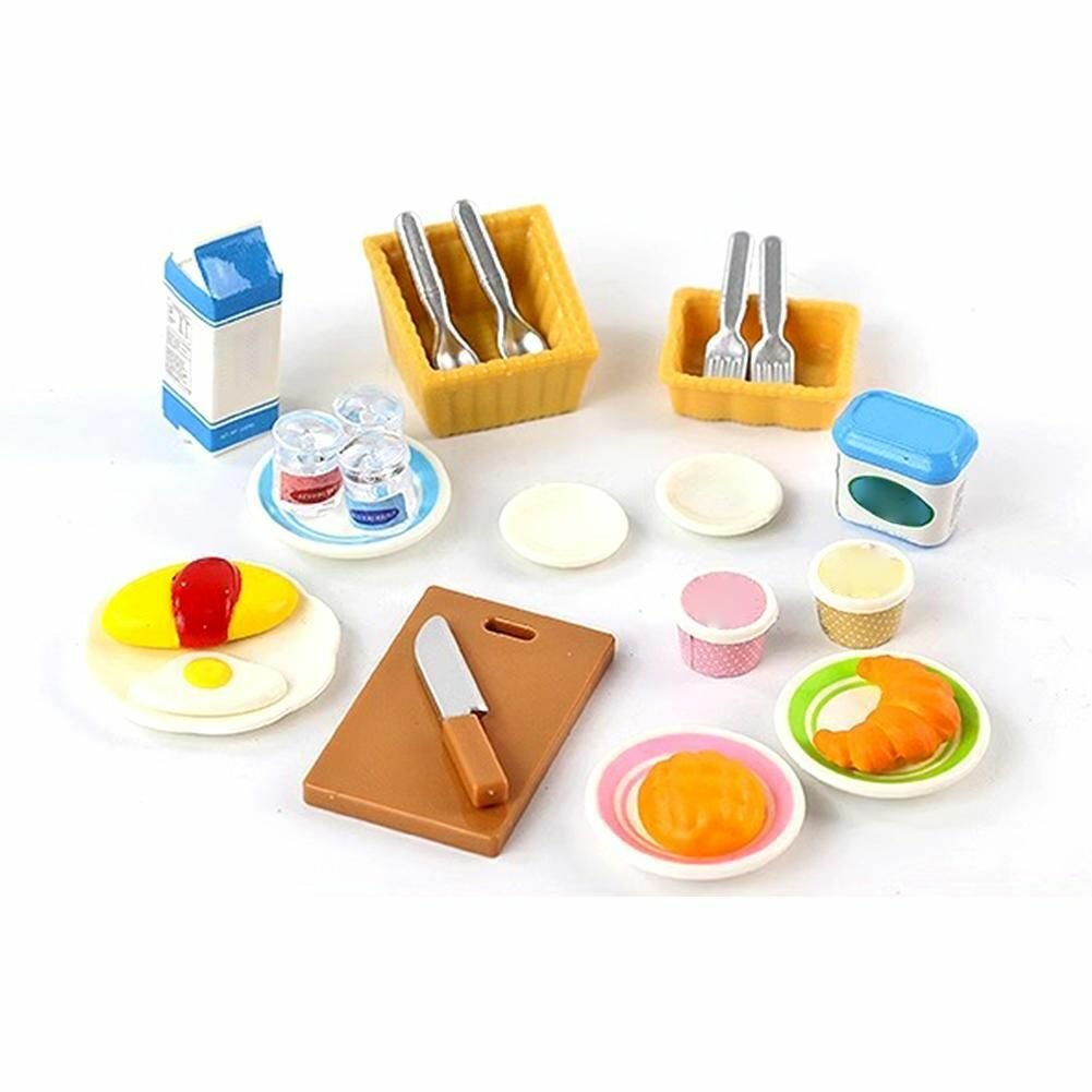 Мини кухня игрушка с посудой, кухонный гарнитур