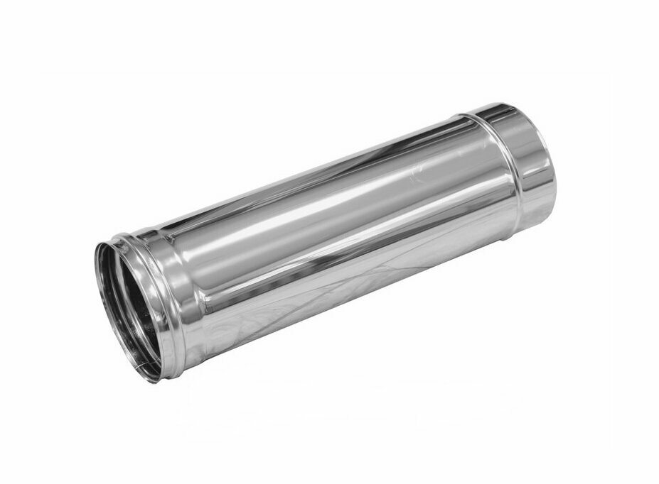 Труба дымоходная ф100 мм 0,5м нерж 0,8мм