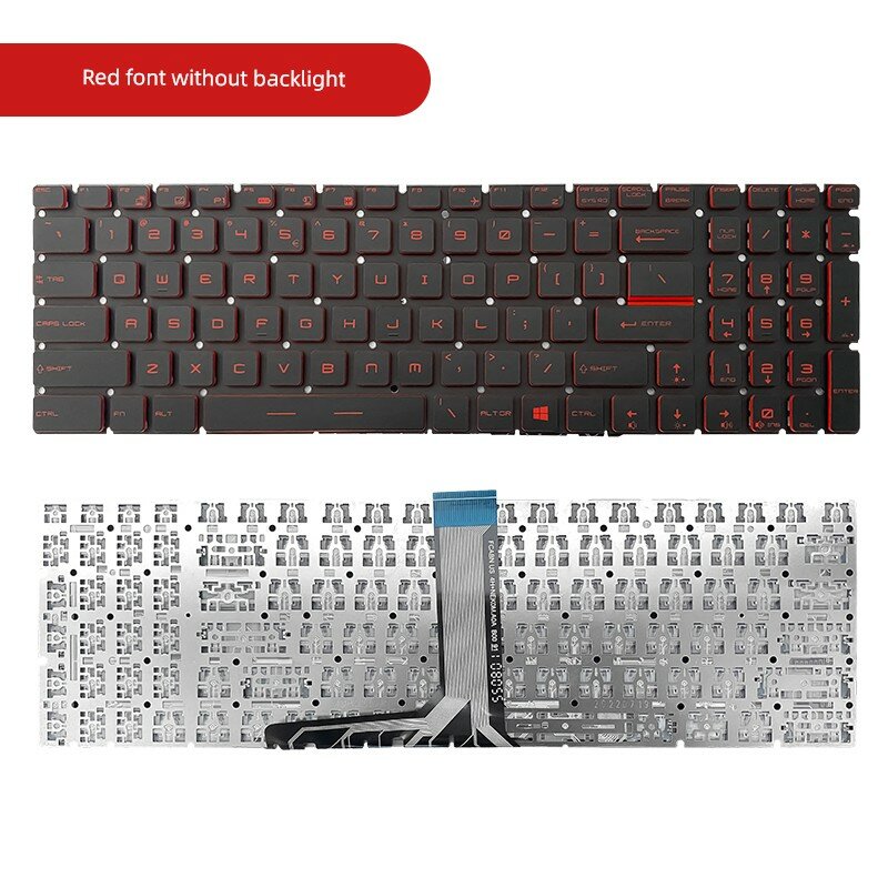 Подходит для клавиатуры MSI GP65 GL75 GF75 GS75 GP75 GT76 GE63VR GV62 MS-16P1 Абсолютно новый, оригинальный товар.