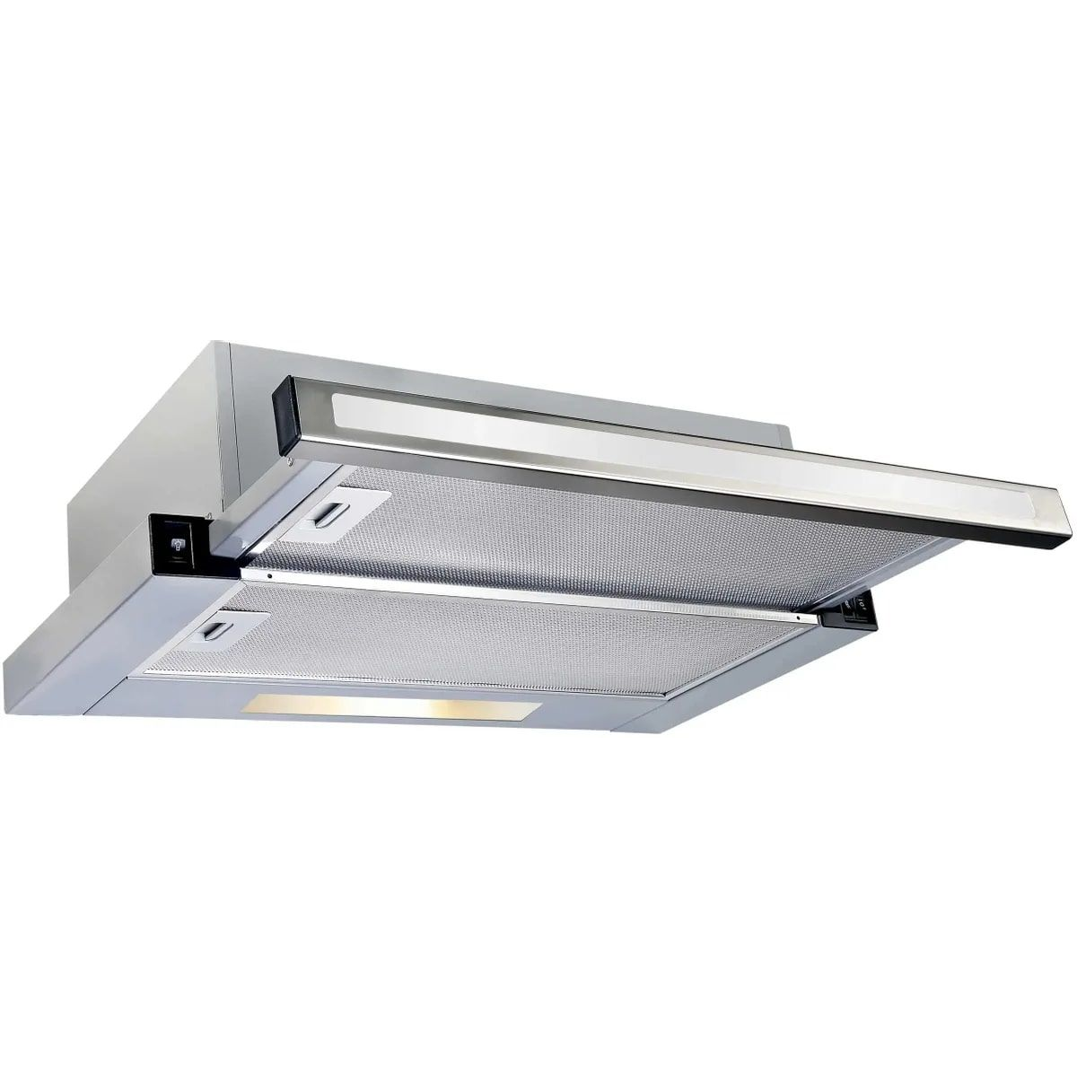 Вытяжка встраиваемая Korting KHP 6637 GWX, серебристый, с выдвижным экраном