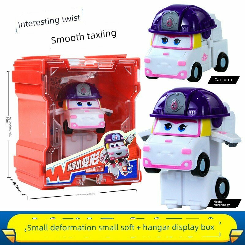 Игрушки-трансформеры Audi Double Diamond Super Wings: мини-роботы Ledi, Qiqi, Little Wing, Tata, Coolway, Jin Xiaowei