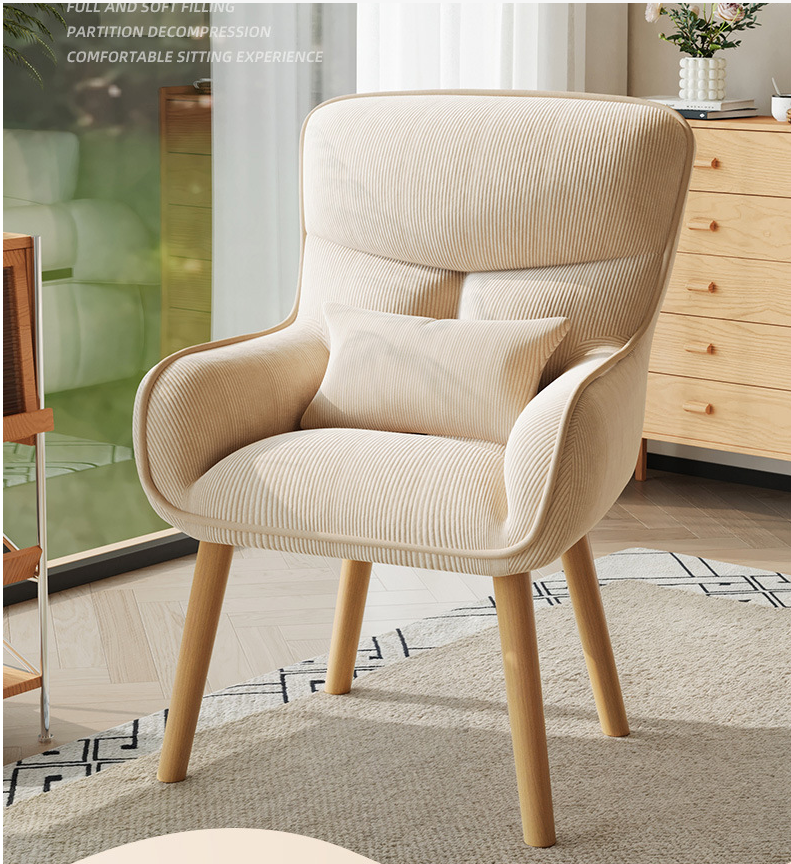 Кресло компьютерное，кресло，кресло офисное，Темно-белый (не вращающийся)