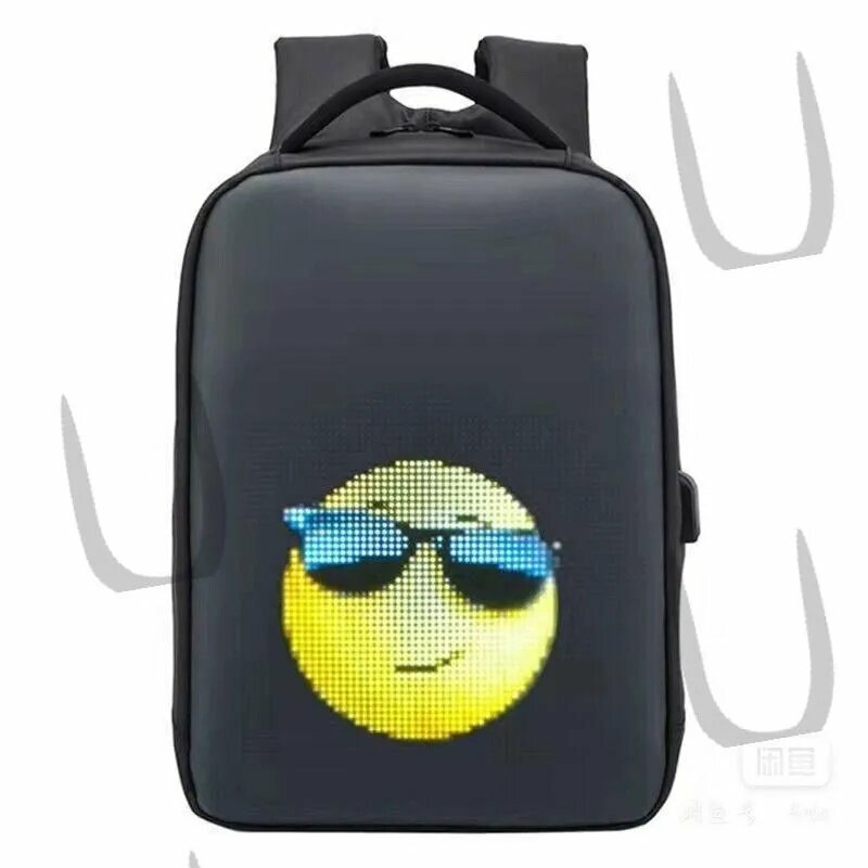 Рюкзак с LED-дисплеем PIXEL PLUS - BLACK MOON (черный) обновленная модельOU