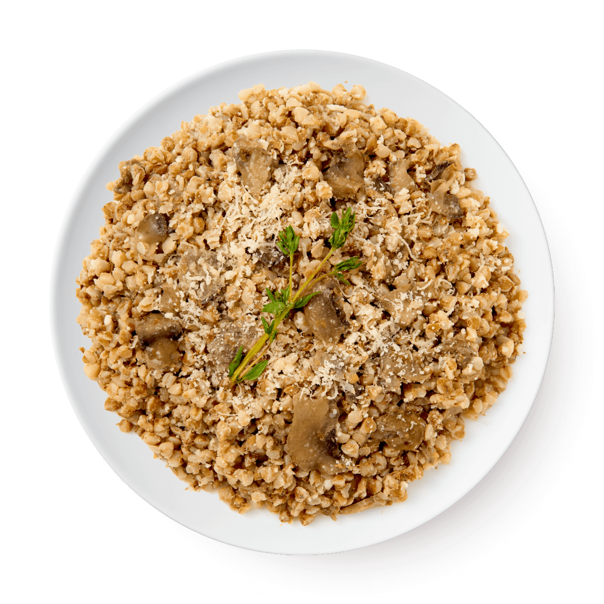 Гречневая каша "Из Лавки", с грибами, пармезаном, сливками, 240 г