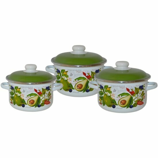 Набор Стальэмаль Авокадо эмалированный №02 (6КВ021М)