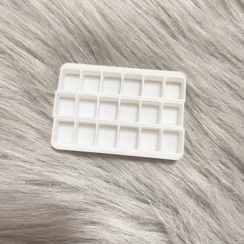 FOME Акварельные краски металлическая коробка 12/16/18/24 цветов Белый, 18 grids-No box